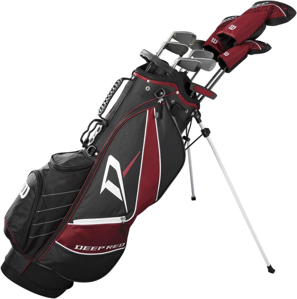 Wilson Deep Red Tour Complete Set with Stand Bag – Golf Swing Hero